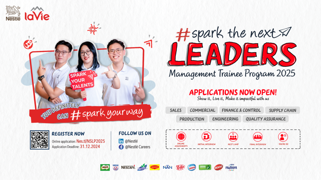 Chương Trình Tuyển Quản Trị Viên Tập Sự – Nestlé Spark The Next Leaders ...